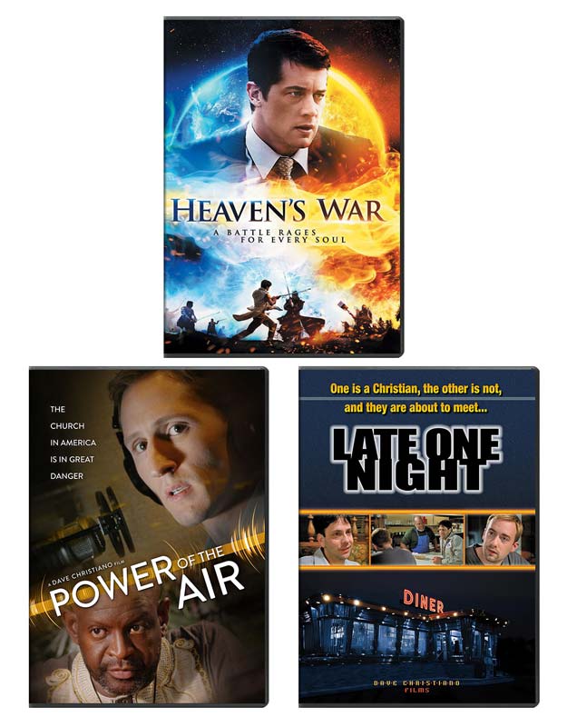 Heaven's War, Power Of The Air, Late One Night - DVD - 3 Pack – ChristianFilms.com